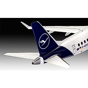 Revell 03883 1:144 Embraer 190 Lufthansa New Livery Plastic Model Kit, Multicolour (Revell 03883 3883)