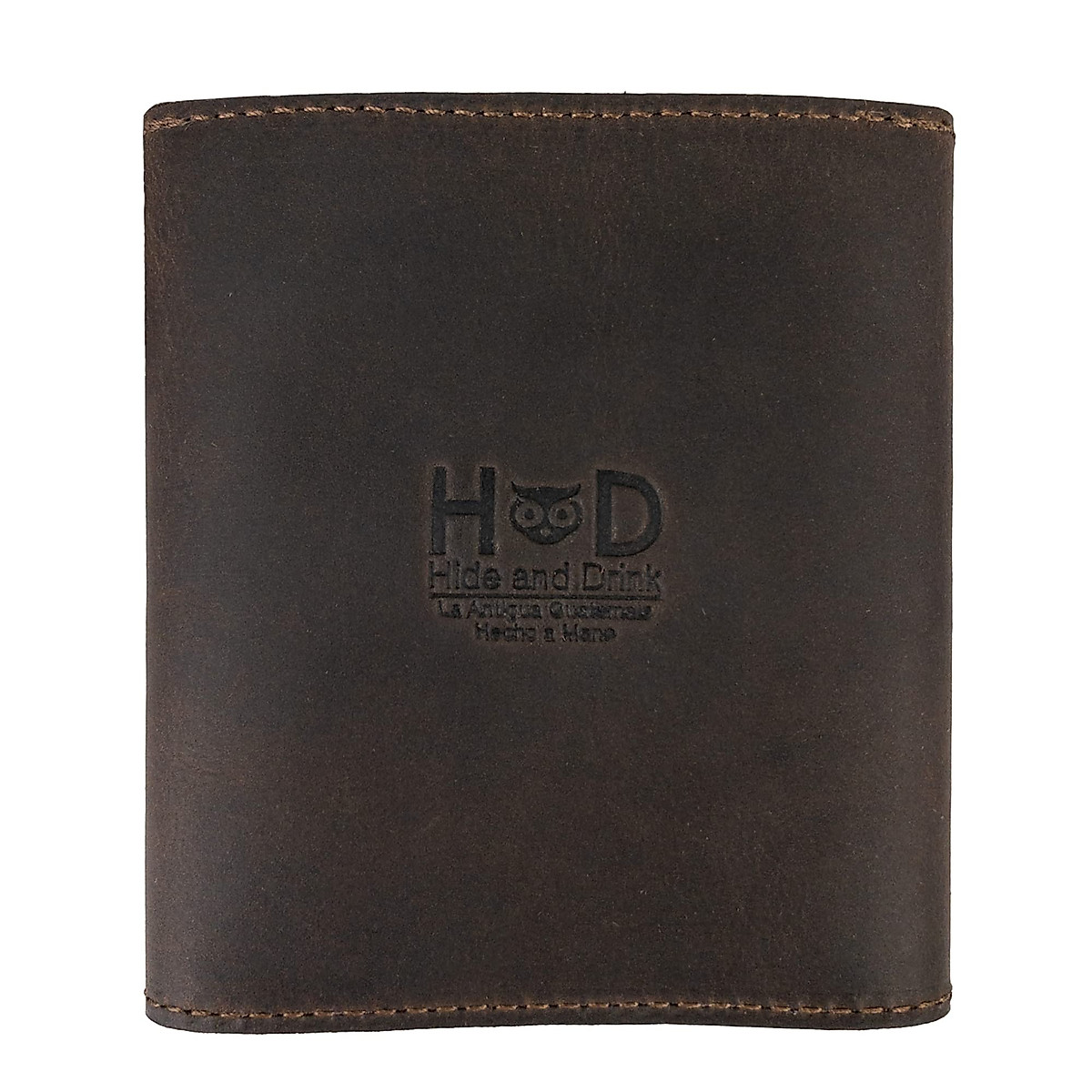 Hide & Drink, Fishing Lure Wallet for Hooks, Squid Jig Organizer - Handmade from Full Grain Leather - Bourbon Brown