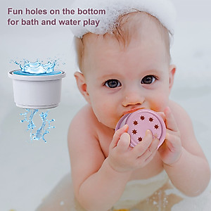 Baby Stacking Toy Cups,Toddler Stackble Bath Toy for 1-3,Nesting Cups Pool Toys for 6-12 Months Infant,Kids Early Educational Montessori Gift for 2-4 Years Old Boys Girls