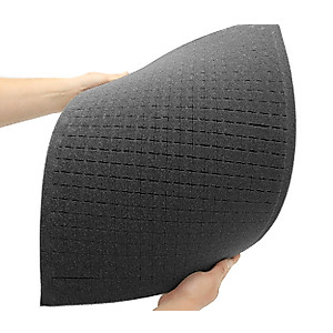 CASEMATIX 3 Pack Gun Case Foam Customizable Insert with Three Pluck Foam Sheets for Gun Cases, Foam Padding, Packing Foam, Tool Foam, Kaizen Foam - 20" x 13.75" x 1.75" Each
