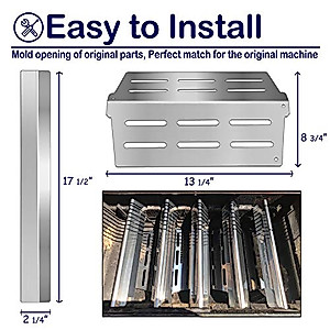 YOUFIRE Heat Deflector and Flavorizer Bars Stainless Steel Gas Grill Replacement Parts for Weber Genesis 300 Series E310 E320 E330 S310 S320 S330 EP/CEP-310 EP/CEP-320 EP/CEP-330