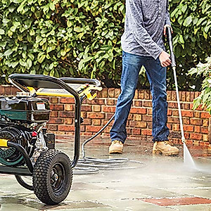 YAMATIC Pressure Washer Gun and Hose with Easy Pull Trigger, 3700 PSI Power Washer Gun Replacement for B&S, Honda, Excell, Simpson, Craftsman, Troy Bilt, Ryobi, Greenworks