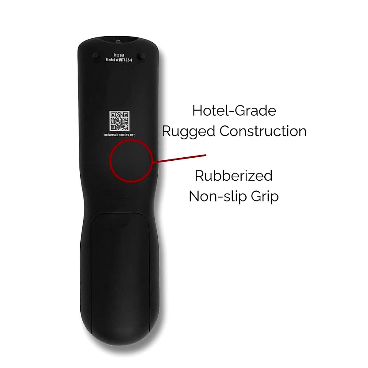 Inteset 4-in-1 Universal Backlit IR Learning Remote for use with Apple TV, Xbox Series X/S, Roku, Media Center/Kodi, Nvidia Shield, Most Streamers & Other A/V Devices