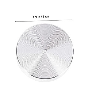 6pcs Solid Aluminum Cake Sublimation Blank Sublimation Badge Reel Blanks Aluminum Circle Disc Round Metal Coffee Table Thick Aluminum Discs Aluminum Alloy Glass Aluminum Sticker