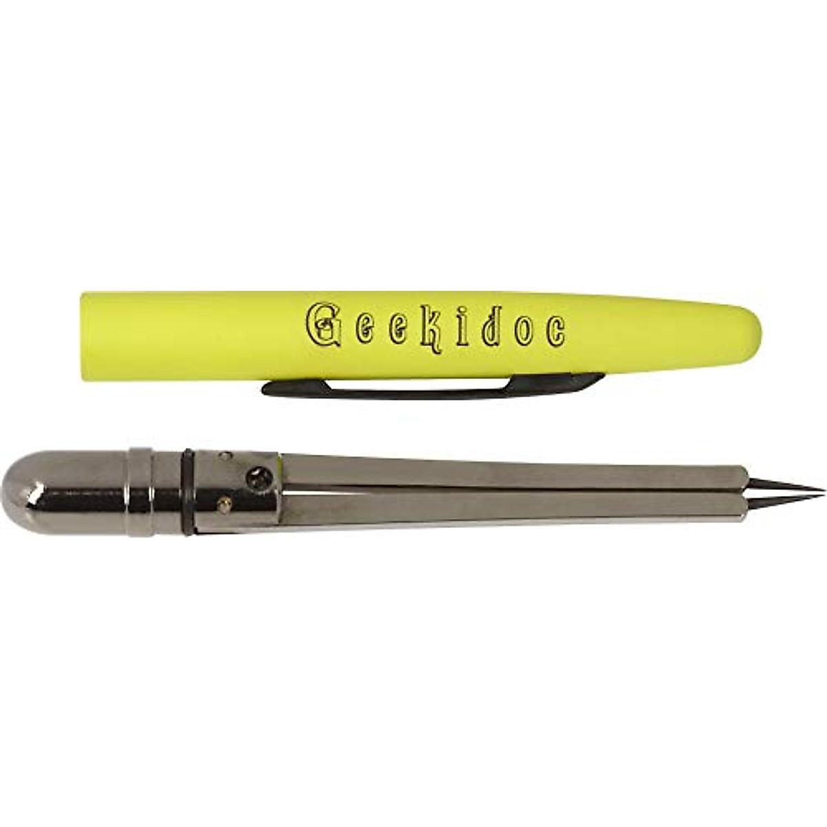 EKG Calipers - ECG Pen Style Caliper - Geekidoc Quality, high-Quality Metal, Designed to Last Entire Career (Yellow-Green)
