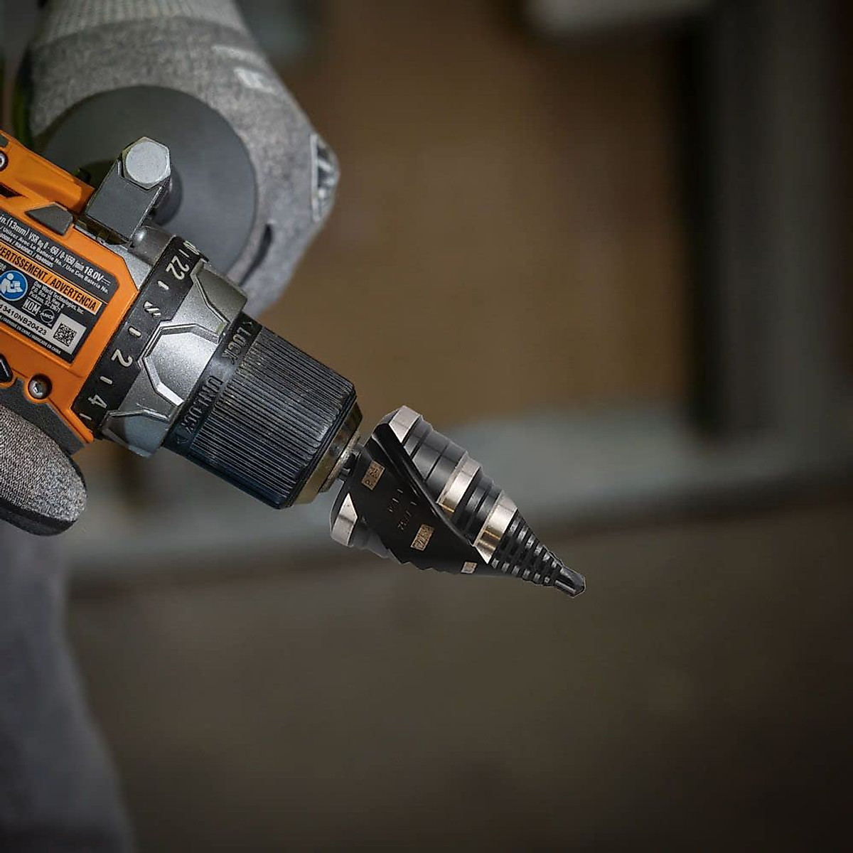 GUSHI Step Drill Bit,3/16 to 7/8 Inch M2 HSS High Speed Steel Spiral Grooved Step Bit for Stainless Steel, Hardened Metal, Mild Steel, Galvanized Steel, Aluminum, Copper, Plastic, Wood