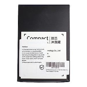 Universal Compact Developing Tank 2 Spiral Reel for Processing 120 135 126 127 B/W Film Camera Film Processing Equipment