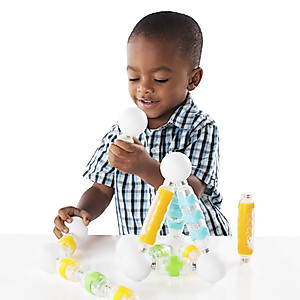 Guidecraft Grippies Shakers - 30 Piece Magnetic Building Set, Sensory Exploration STEM Learning & Educational Toys for Toddlers