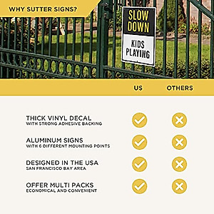 Biohazard Stickers Signs (Pack of 10) | Decals for Labs, Hospitals, and Industrial Use by Sutter Signs