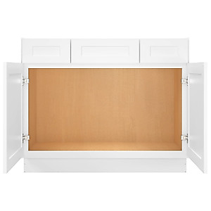 LOVMOR 36'' Bathroom Vanity, Single Sink Storage Unit, Large Capacity for Laundry Room, Kitchen, Shower Room & Utility Room.