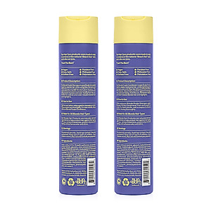 Sun Bum Blonde Purple Shampoo & Conditioner - UV-Protecting, Cruelty-Free, Color Enhancing and Toning Treatment for Blondes, 10 Ounce