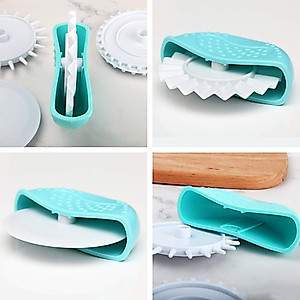 6 Pcs Pastry Wheel Decorator Cutter, Cookie Cutter Wheel Pizza Baking Beads Pie Crust Cutters, DIY Baking Cooking Tool