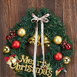 Keypan Velvet Champagne Ribbon Double-Sided Handmade Glossy Fabric Trim Wooden Spool Thin Ribbons for Christmas Tree Gift Wrapping Crafts Wedding Flower Bouquet 3/8 inch x 5YD 3 Rolls