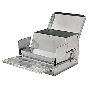 PawHut 30 lbs Capacity Automatic Chicken Poultry Feeder with a Galvanized Steel and Aluminium Build, Weatherproof Design