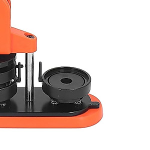 Badge Button Press Machine, Detachable Button Maker Machine Labor Saving Easy to Use Accurate Positioning High Success Rate with Circle Cutter for Homemade (25mm)