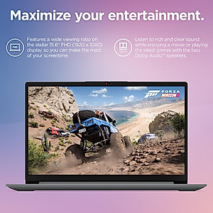 Lenovo IdeaPad 1 Silver Slim Laptop Intel Processor N4020 up to 2.8Ghz 4GB DDR4 128GB SSD 14in FHD LED HDMI Win 11 Webcam (LE14-Renewed)