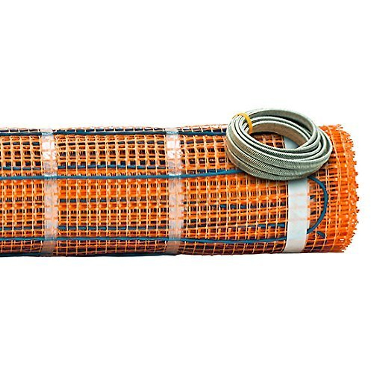 SunTouch TapeMat Electric Under Floor Heating Kit with Command Touch Programmable Thermostat 120V, 2.0' x 12.5' (25 Sq. Ft.), Orange