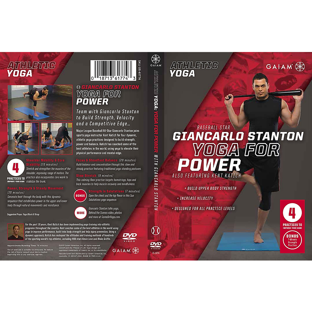 Gaiam Athletic Yoga: Yoga for Power with Giancarlo Stanton