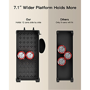 Pipishell Slim Storage Cart with Wheels, Bathroom Cart Organizer Bathroom Storage Small, Rolling Cart for Bathroom, Laundry Room, Kitchen, Narrow Space, Black PIUC04