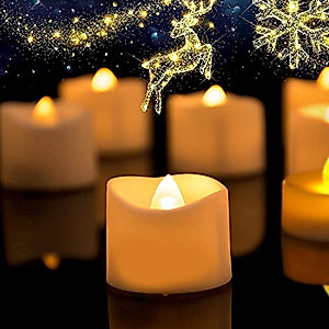 Homemory Value Set - 50 Luminary Bags & 48 Battery Tea Lights, Ideal for Christmas Decor