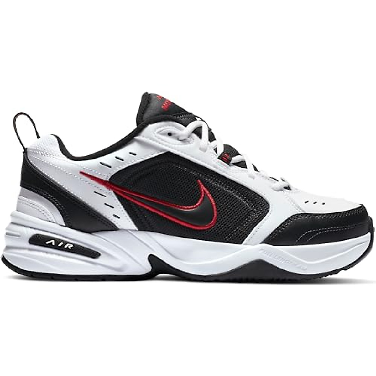 Nike Air Monarch IV White/Black-Varsity Red, 12