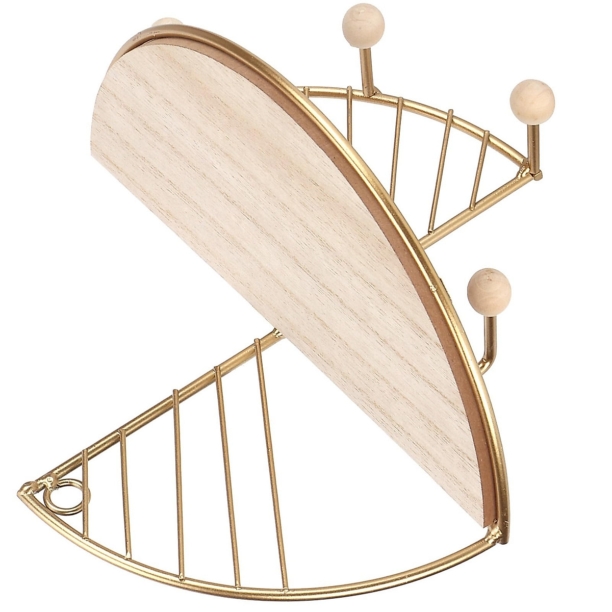 Cyrank Shelving Wall Mounted, Small Shelf for Wall Decorative Wall Shelves Floating Shelves for Bedroom No Drill Shelf Wall Decorations Gold