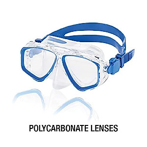 Speedo Unisex-Youth Adventure Swim Mask Junior , Blue