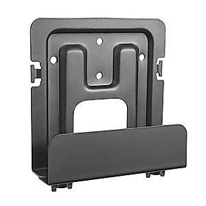 Mount Plus MP-06-02 Cable Box Mount, Modem Mount | Adjustable Wall Mount for Small and Wide Devices | Media Players, Cable Boxes, Modems, DVD Players | Game Console Such As PS3, PS4, Xbox One S (Wide)