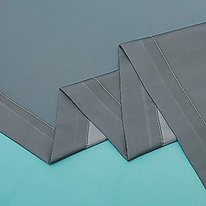 KGORGE Gradient Color Shower Curtain Bundles Bath Mat