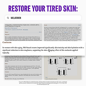 MAXCLINIC Time Return Melatonin Cream | Face Brightening Cream & Face Moisturizer for Dry Skin | Relaxing Face Cream for Women & Men | Melatonin Face Cream for Resilient Skin, 0.88 oz