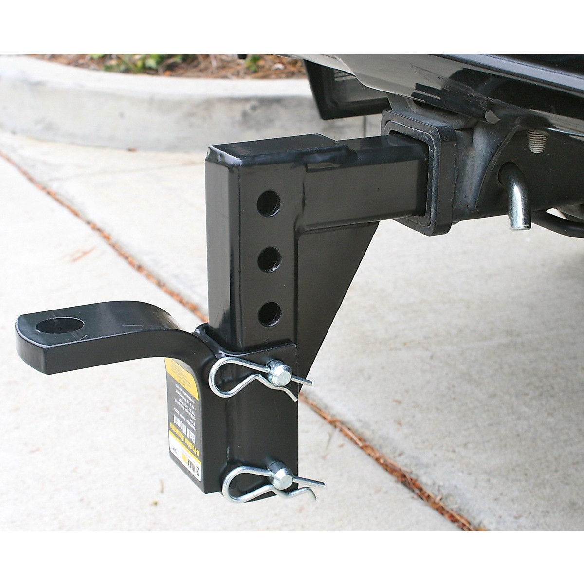 MaxxHaul 70067 Trailer Hitch - 8-Position Adjustable Ball Mount Tow Hitch - 5000 lbs. GTW Capacity , Black