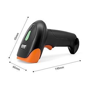 USB Wired Connection Barcode Scanner Digital Printed Bar Code Reader for Supermarket Checkout, Mobile Payment (USB & 2.4G & BT Connect)