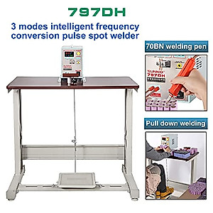 797DH Battery Spot Welder Welding Machine for Lithium Batteries,Pulse Spot Welder 0.35mm Battery Spot Welder with Soldering Functio,110V-220V