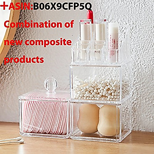 Sooyee Lipstick Organizer,Lipstick Holder,9 Spaces Acrylic Lipstick Case,Cosmetic Display Cases for Lipstick, Brushes, Bottles, and more,Clear