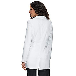 KOI 451 Women's Janice Scrub Labcoat White S