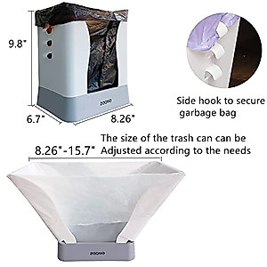 YCOCO Plastic Small Trash Can Wastebasket