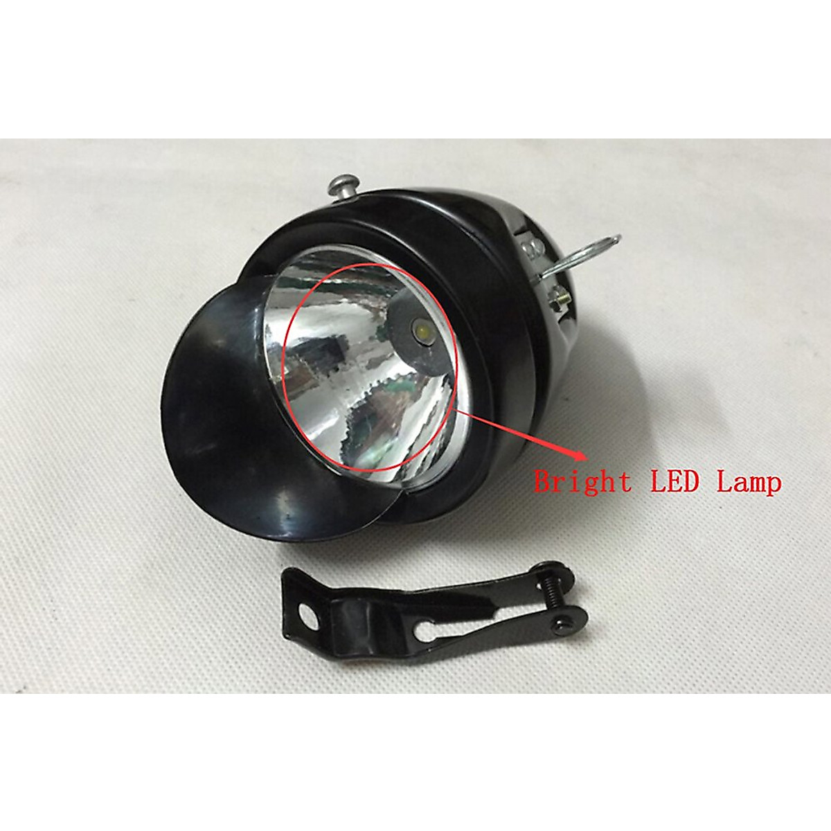 Cool Metal Shell Bright Classical Cool Bicycle Headlight Retro Vintage Bike LED Light Night Riding Safety Front Head Lamp Fog Headlamp