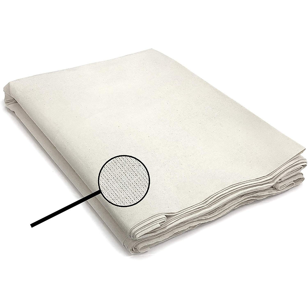 Unbleached Cotton Muslin 63" Wide (30 Meter Roll)