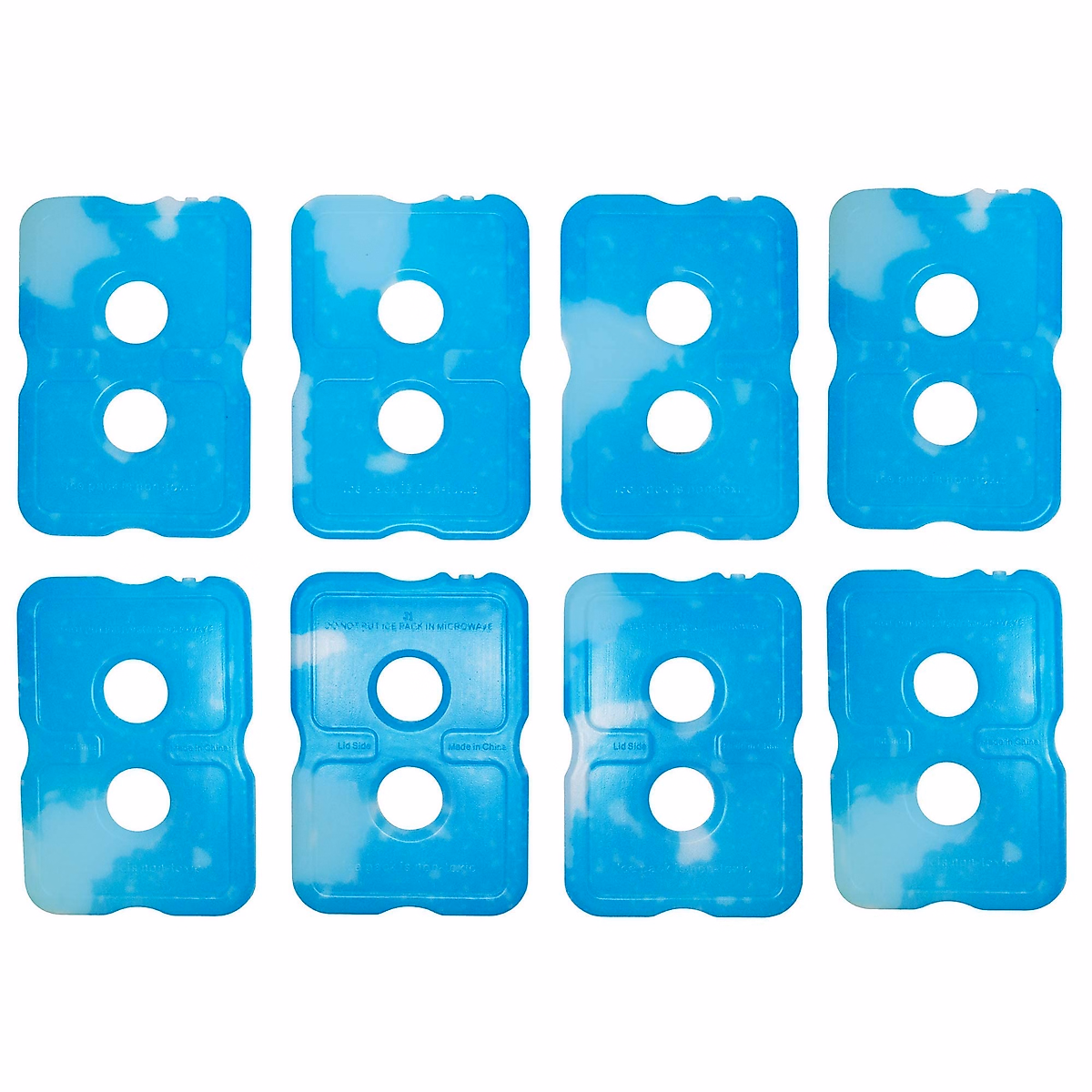 Healthy Packers Ice Packs for Lunch Bags - Original Cool Pack | Slim & Long-Lasting Reusable Ice Pack for Lunch Box, Lunch Bag and Cooler | Freezer Packs for Coolers (Set of 8)