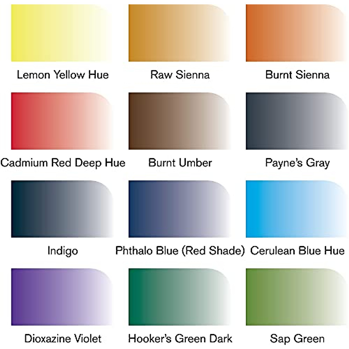 Winsor & Newton ProMarker Watercolor Marker Set, 12 Count, Landscape Tones