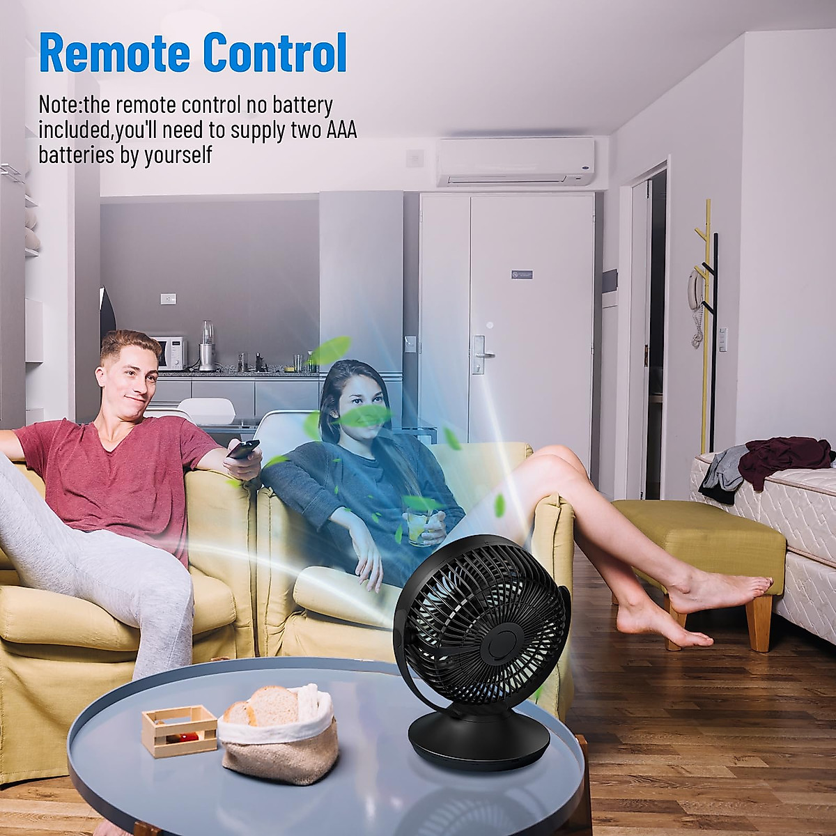 PISLIOU 12000mAh Rechargeable Desk Fan,Portable Air Circulator Fan-6 Speeds,Timing, 360° Tilt,90° Oscillating Table Fan,Small Quiet Cooling Fan for Bedroom Home Office Outdoor Battery Operated Fan