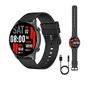 DIPIUS Smart Wearable Device Smart Talking Watch KR™ Men's and Women's Sports Music Smartwatch 1.32 Inch 280mAh Blood Oxygen Heart Rate Tracker Watch smartwatch