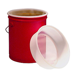 CDF 5HD-400 | 5 Gallon EZ-Strainer insert | Particle Free Liquids | 400 Micron for Filtering Paint | White Mesh