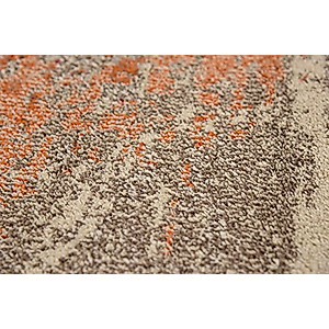 Unique Loom Estrella Collection Abstract, Rustic, Modern, Gradient, Distressed Area Rug (7' 0 x 10' 0 Rectangular, Pink/Navy Blue)