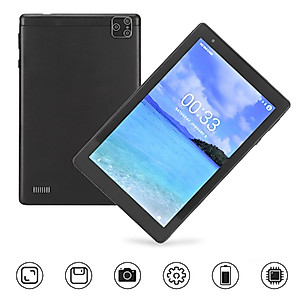 GLOGLOW Tablet, Dual Camera 720x1280 Business Tablet for School (US Plug)