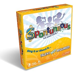 Spontuneous - The Song Game - Sing It or Shout It - Talent NOT Required - Family Party Board Game…