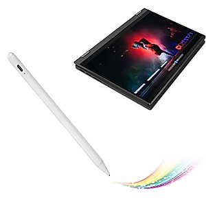 Active Stylus Pen for Lenovo Flex 5/7 2-in-1,Digital Pencil Compatible with Lenovo Flex 5/7 2-in-1 Stylus Pen,Good for Note-Taking and Sketching Pens with Touch Control,White