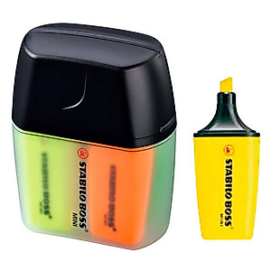 STABILO Highlighter - BOSS Mini Deskset of 4 Assorted Colours