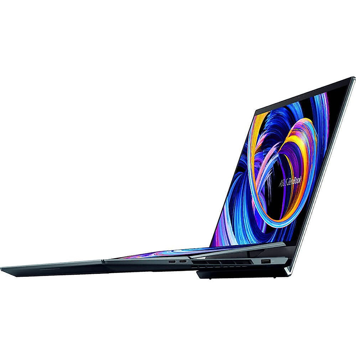 ASUS ZenBook Pro Duo 15 OLED UX582 Laptop, 15.6” OLED 4K UHD Touch Display, Intel Core i9-10980HK, 32GB RAM, 1TB SSD, GeForce RTX 3070, ScreenPad Plus, Windows 10 Pro, Celestial Blue, UX582LR-XS94T