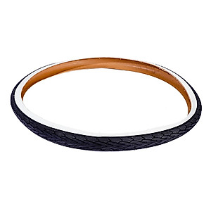 Zas Pair 700x38c Bike Tire Whitewall Foldable 40-622 for Electric Road Mountain MTB Hybrid Bike Bicycle with 700 x 38c Tires - Pack of 2